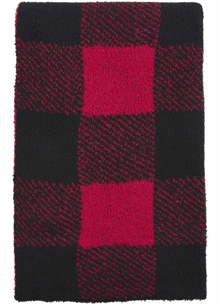 Red Chenille Check Blanket by Mud Pie – Martin's