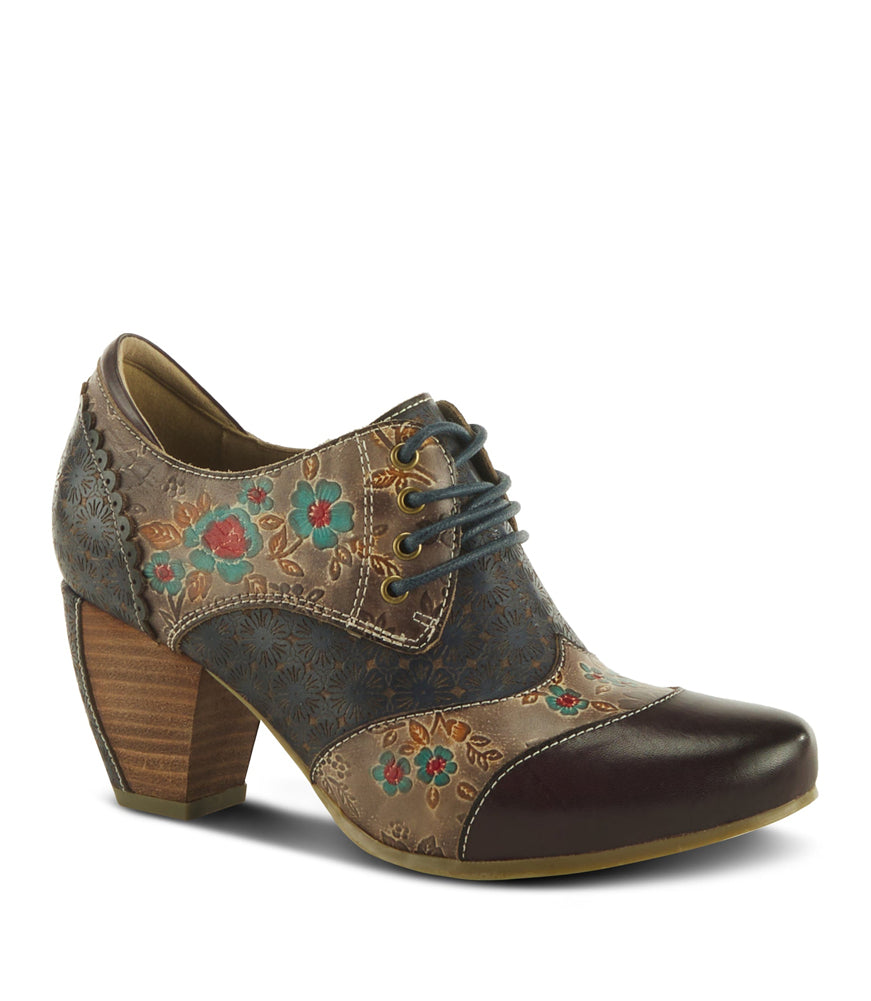 Adelvice Fleur in Dark Plum Multi Leather by L'Artiste – Martin's